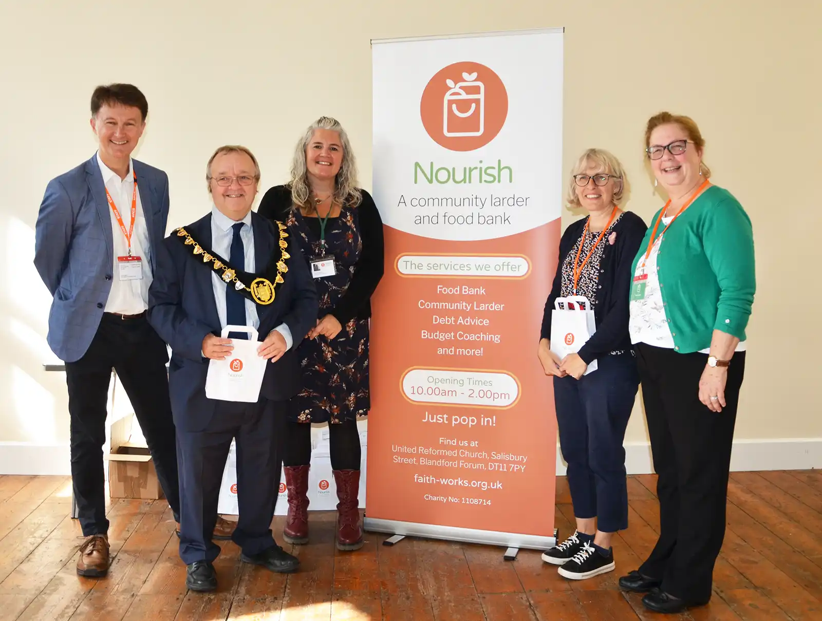 Blandford Foodbank+ re-launches as Nourish after major refurbishment ...