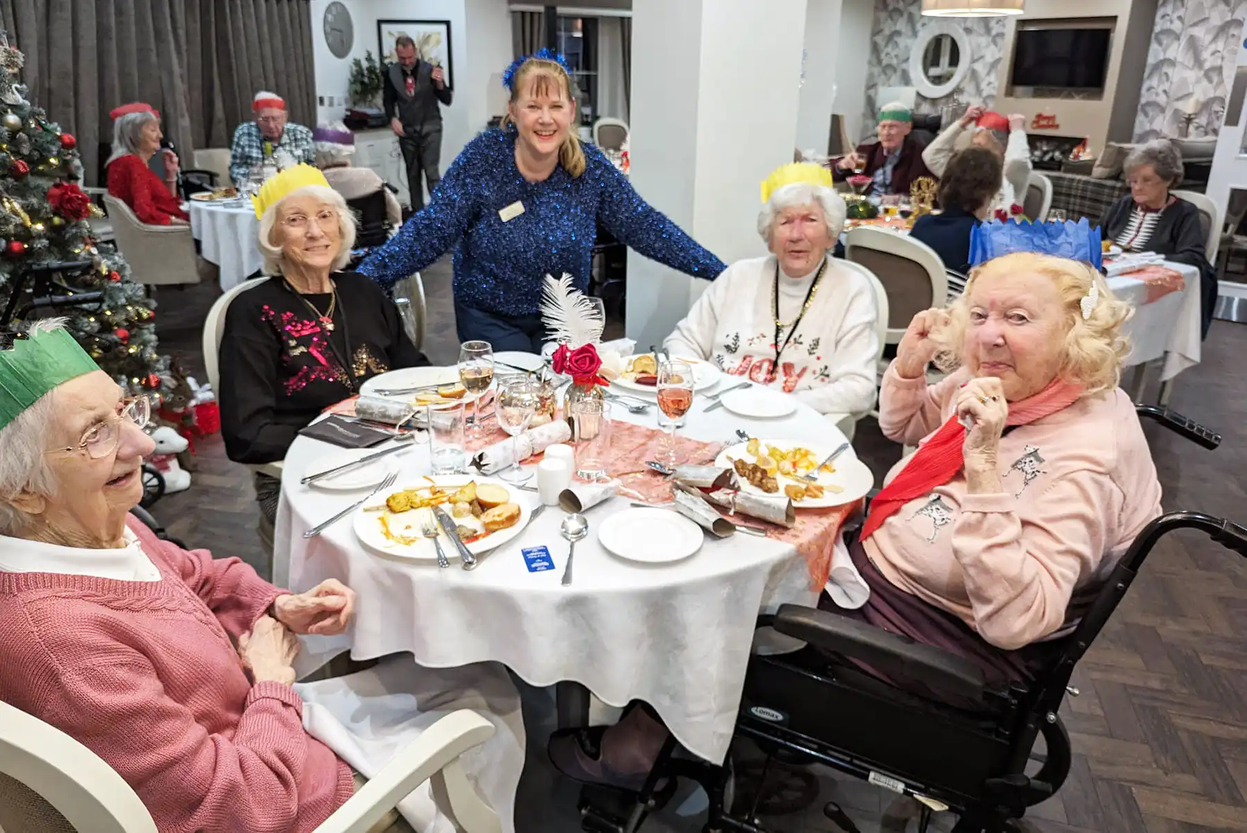 Care home enjoys ABBA-themed Christmas party | The New Stour And Avon ...