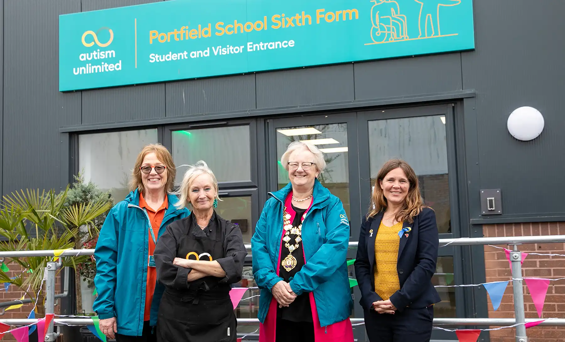 Celebrity chef Lesley Waters on hand to help during official sixth form ...