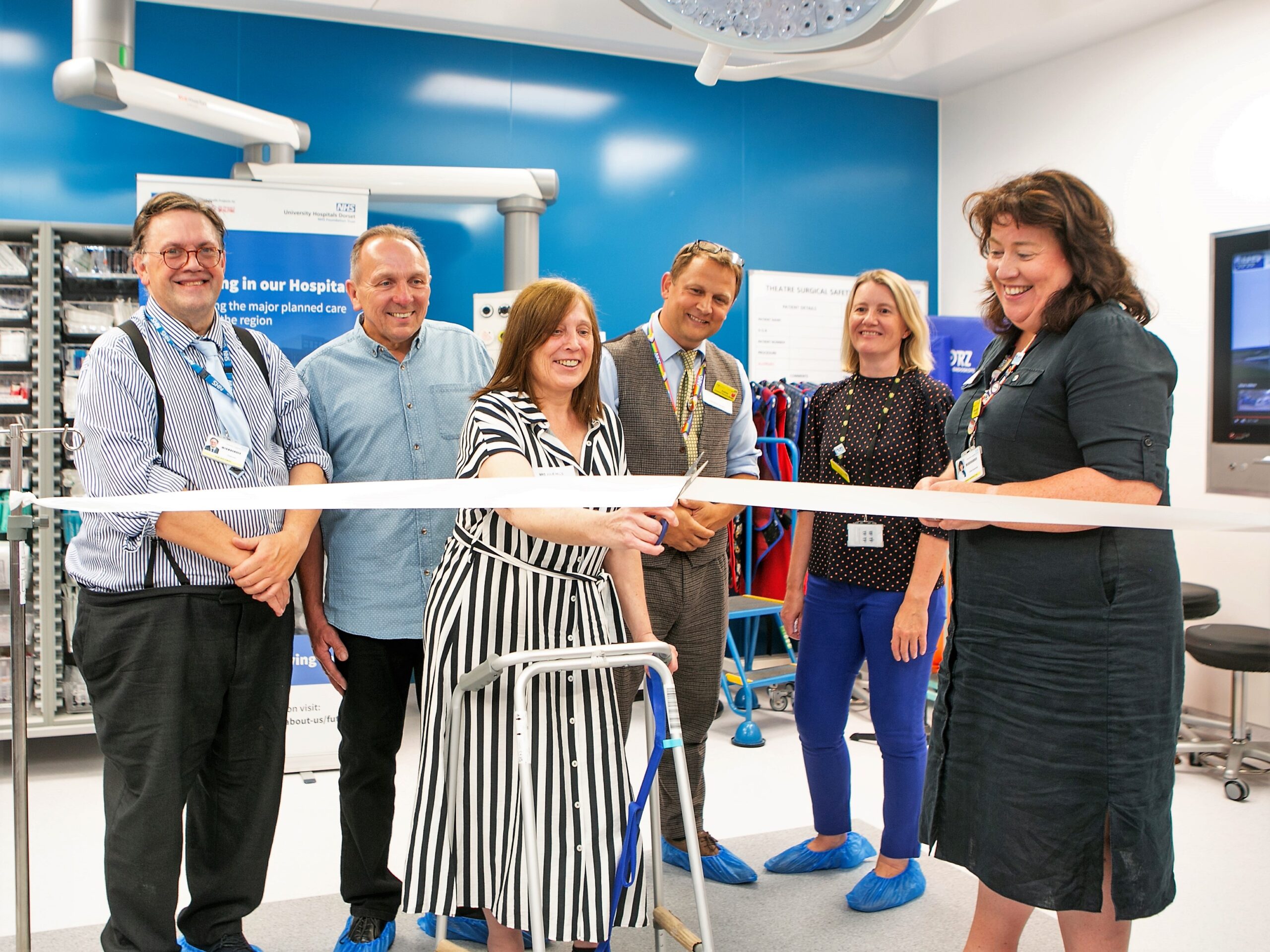 First Patient Officially Opens New Poole Hospital Theatre Block The New Stour And Avon