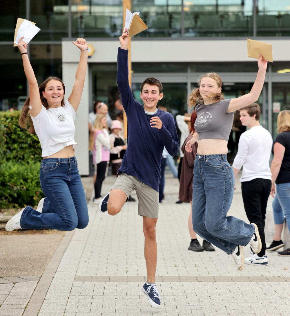 PICTURES & UPDATES: Students celebrate GCSE exam results | The New ...
