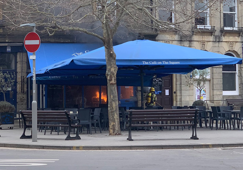 Landmark Wimborne café hit by fire | The New Stour And Avon Magazine ...