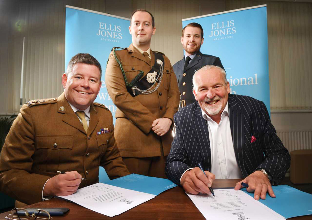 Town solicitors raises flag for the forces | The New Stour And Avon ...